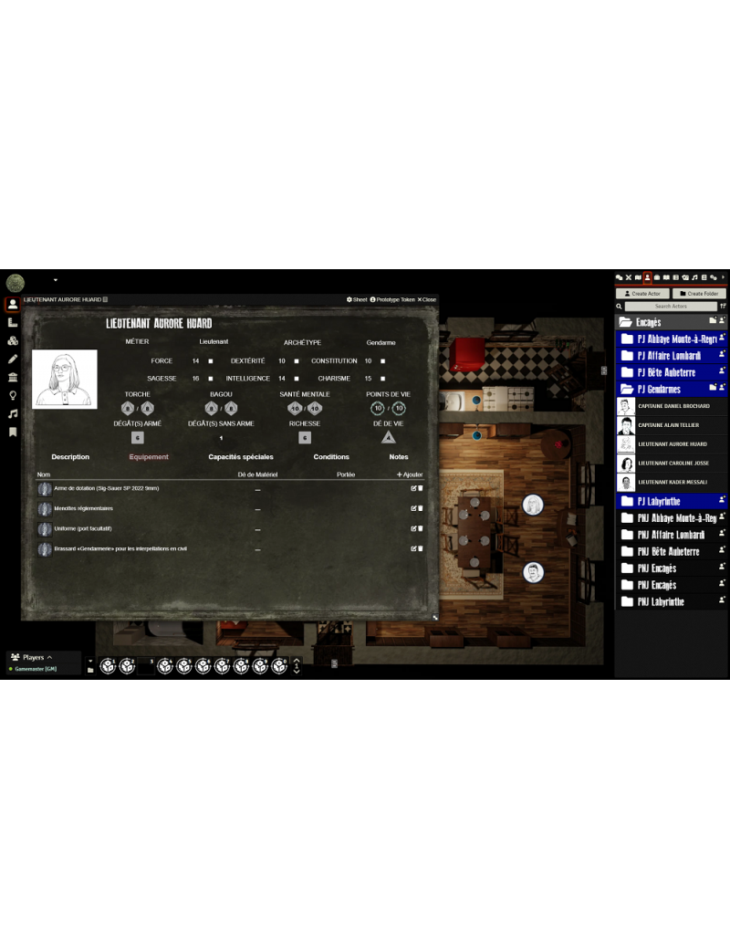 Les Encagés - Module Foundry VTT