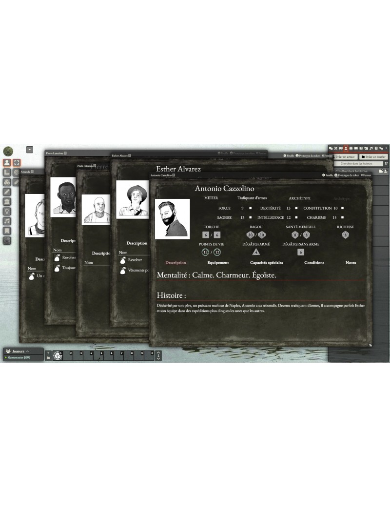 Module Foundry - Cthulhu Hack - Initiative