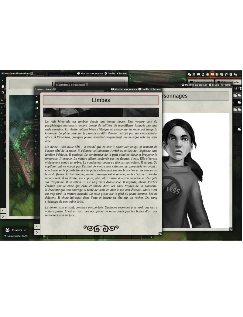 Module Foundry - Cthulhu Hack ou Clé en Main - Limbes