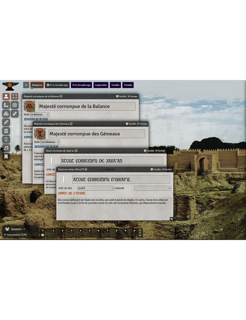 Module Foundry - Trinités - Campagne Et in Arcadia ego