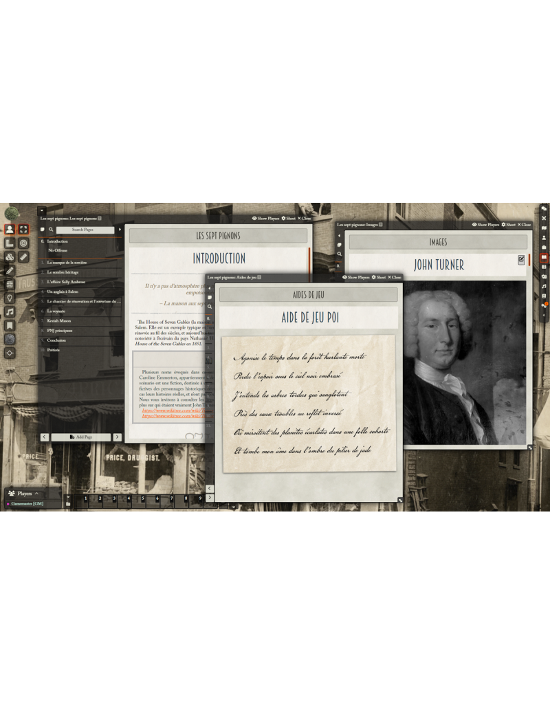 Module Foundry - Aventures à Salem