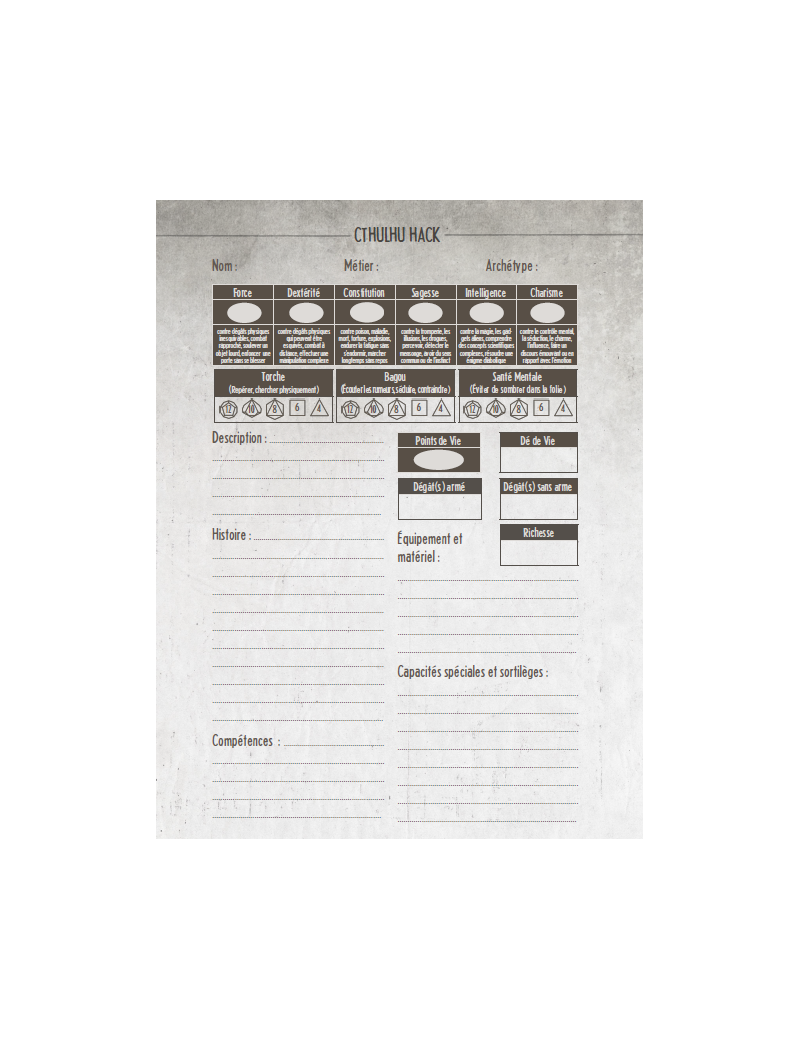 Cthulhu Hack Réédition