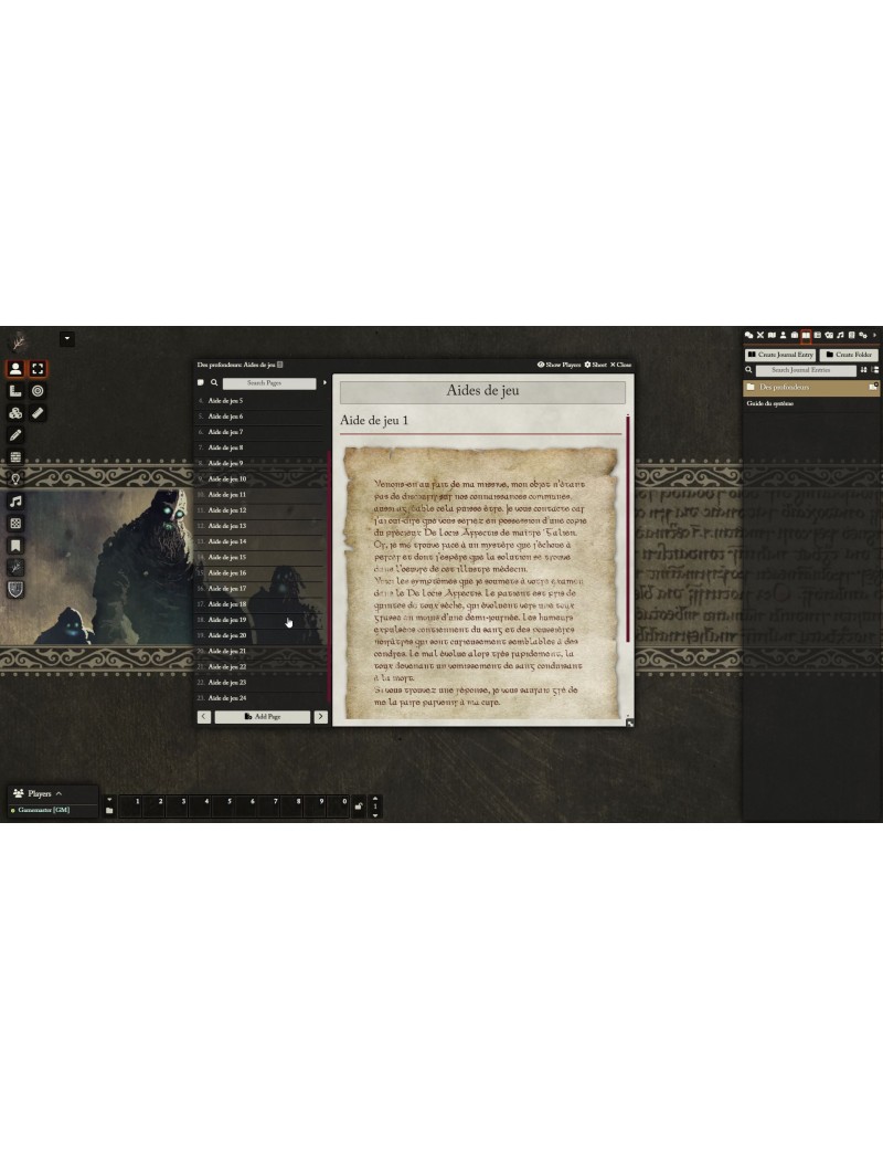 Module Foundry - Cthulhu Tenebris - Des Profondeurs