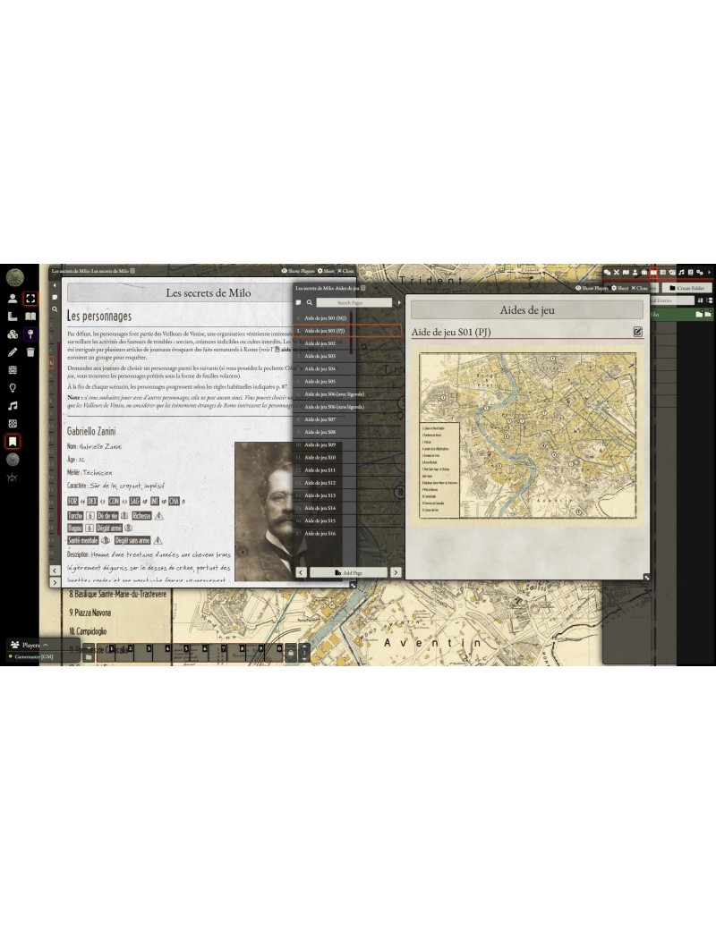 Module Foundry - Cthulhu Hack - Les Secrets de Milo (campagne)